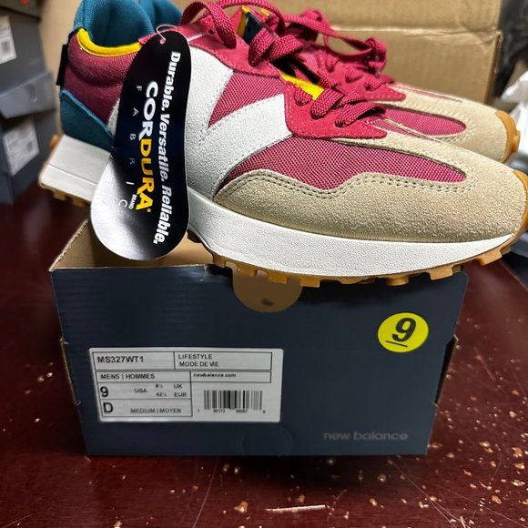 New Balance | Shoes | New Balance Mens Red Green 327 Ms327wt Low Top ...